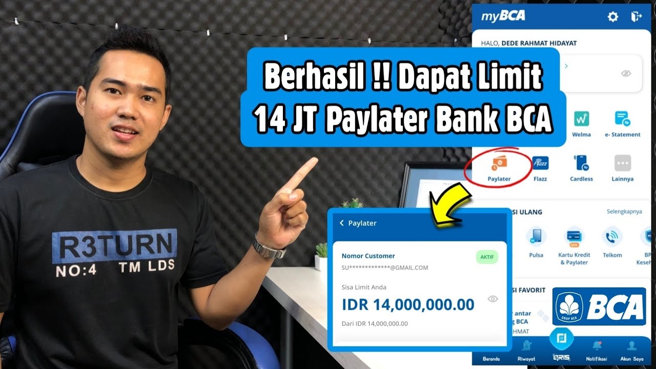 Cara Menggunakan PayLater BCA | Limitnya Gede Banget - YouTube