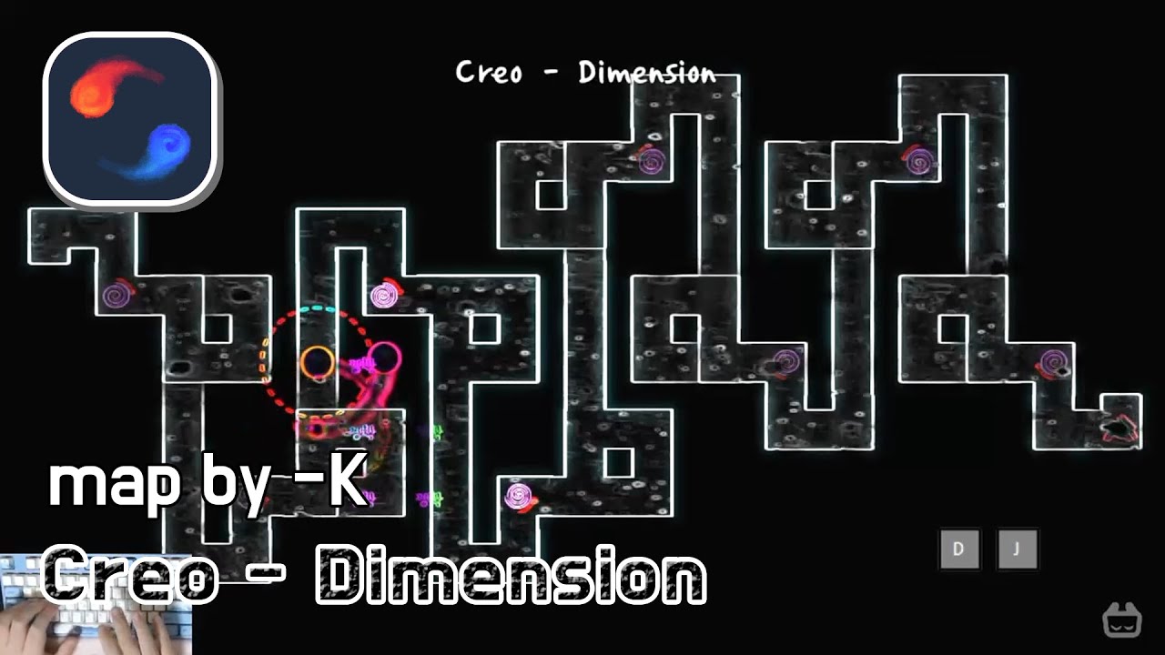 [ADOFAI custom][클리어 영상]Dimension(music by Creo)(map by -K) - YouTube