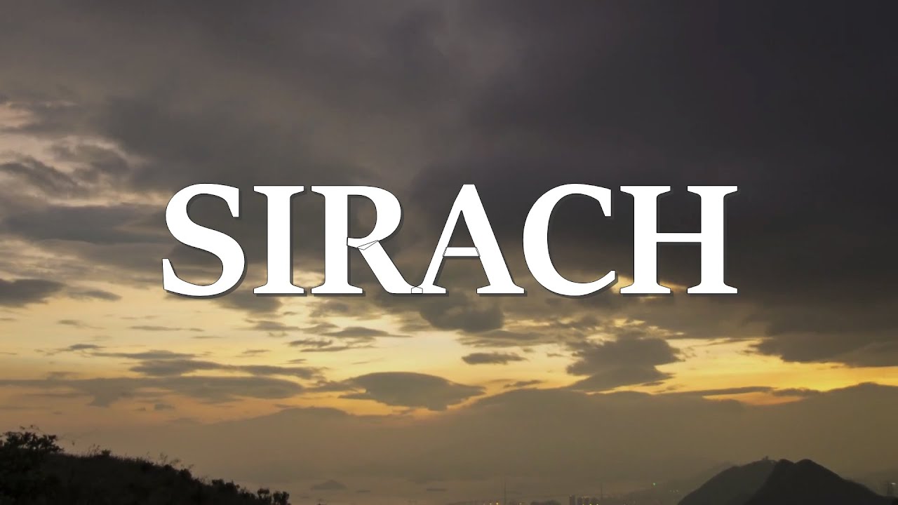 R1 || SIRACH CHAPTER 4 - YouTube
