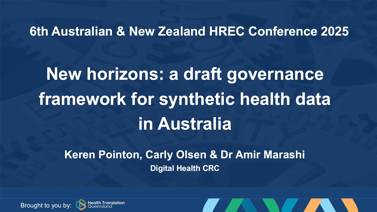 HREC Conference 2025 – Digital Health CRC Presenters - YouTube