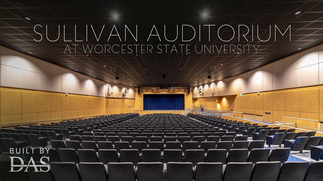 Sullivan Auditorium at Worcester State University - Built By DAS - YouTube