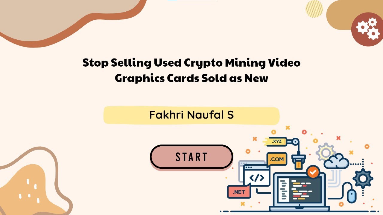 Stop Selling Used Crypto Mining Video Graphics Cards Sold as New ...