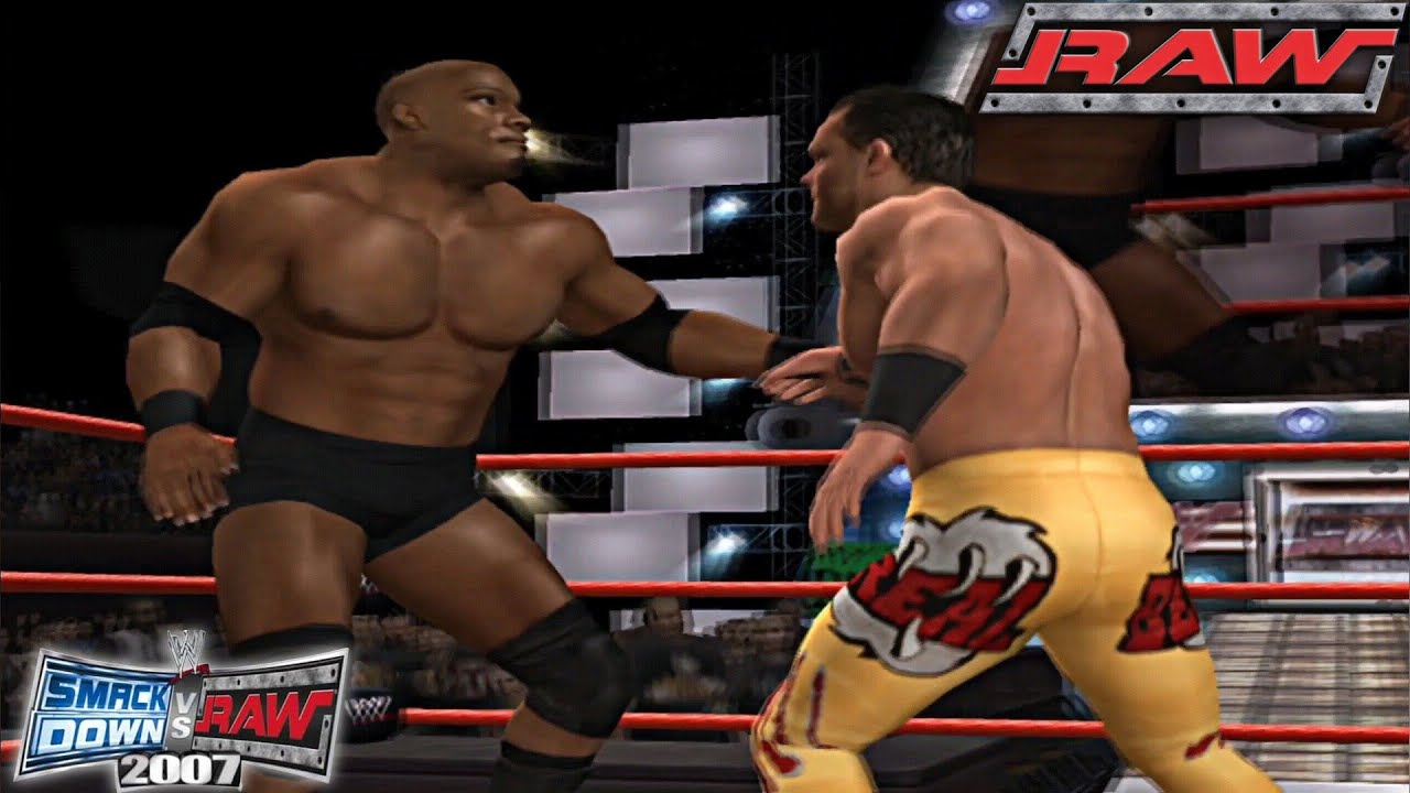 WWE Bobby Lashley vs Chris Benoit Raw 11 June 2007 | SmackDown vs Raw ...