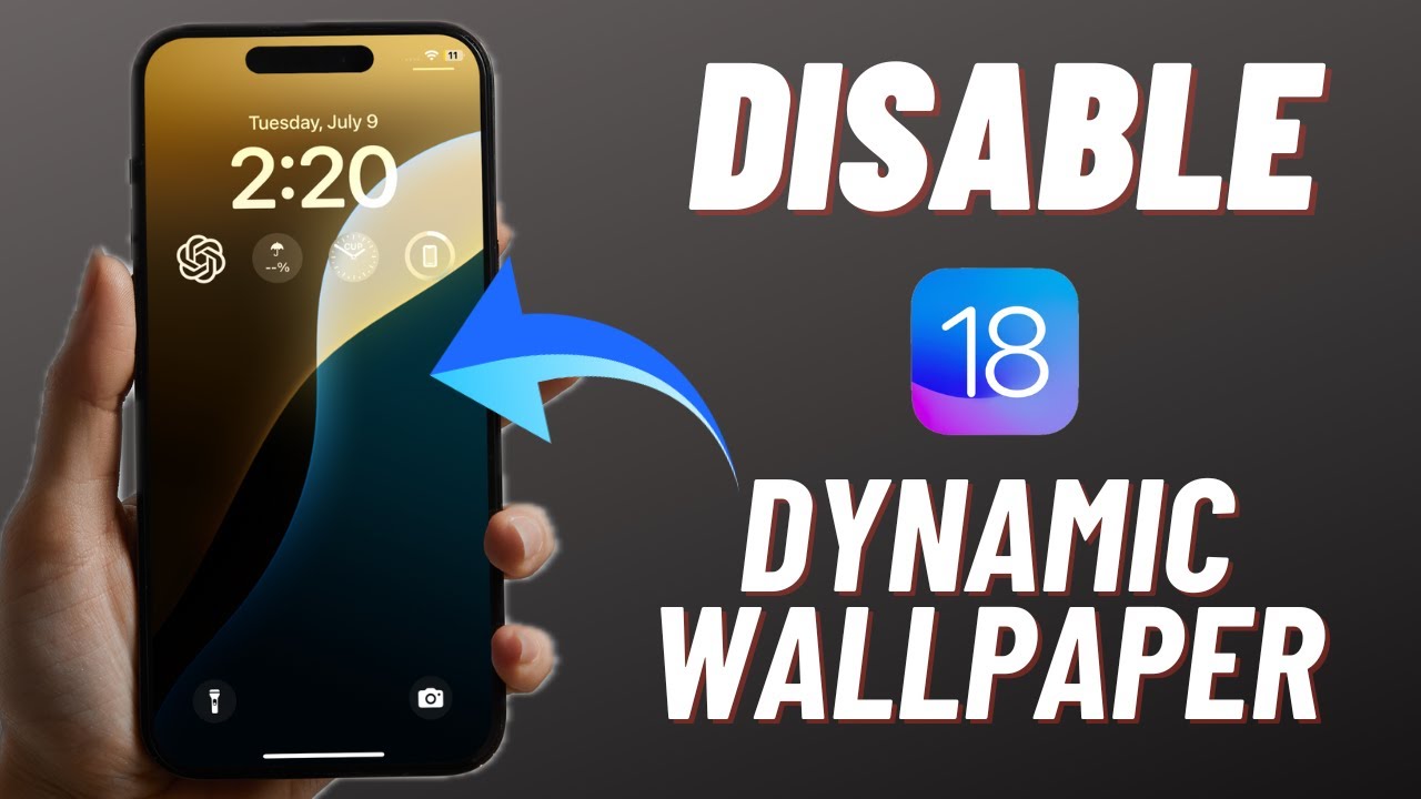 2 Ways to Disable iOS 18 Dynamic Wallpaper on iPhone - YouTube