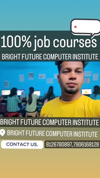 join us bright future computer institute - YouTube