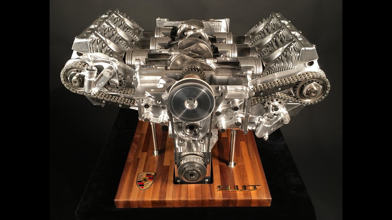 Porsche 911 Kinetic Cutaway Engine Lubrication by Greg Stirling 2-25 ...