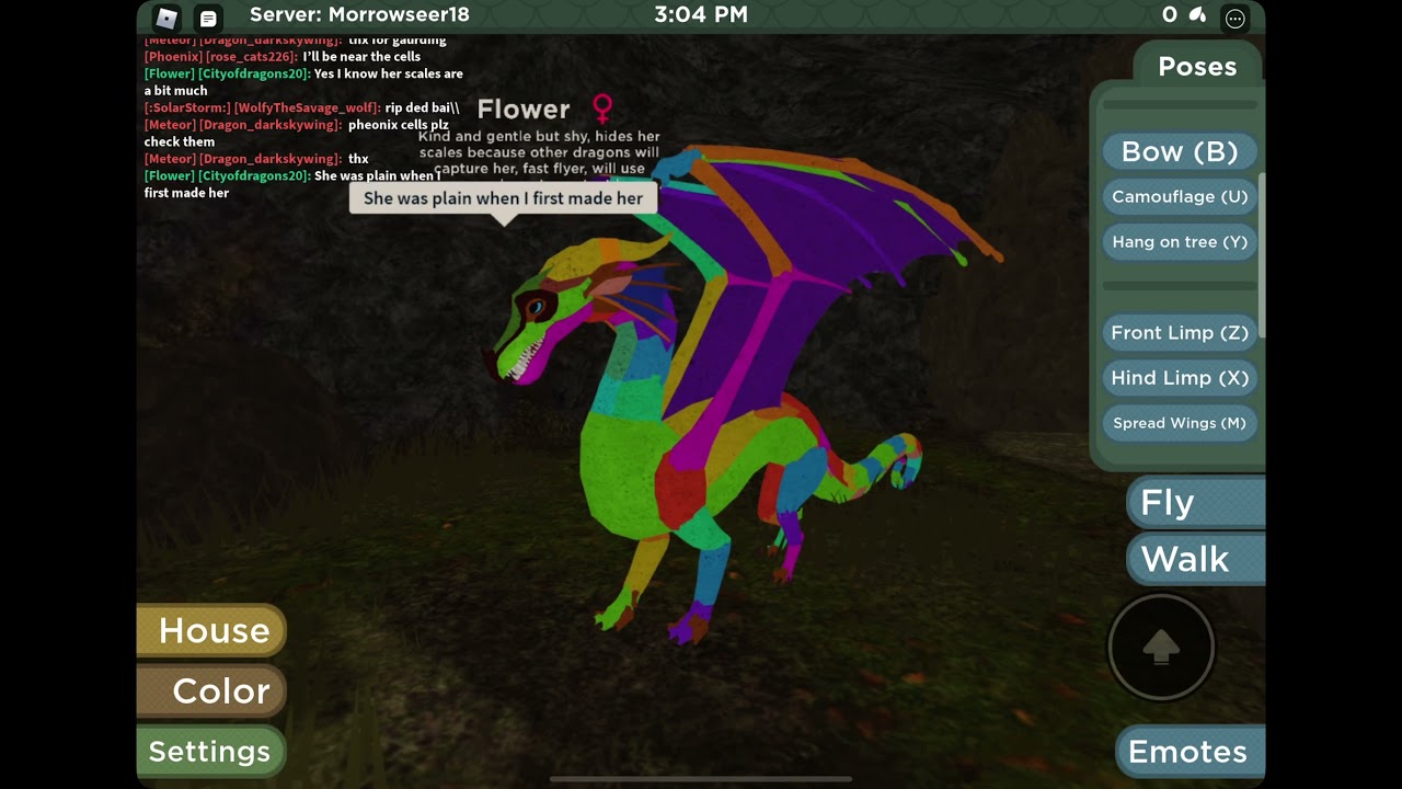Roblox Wings Of Fire RainWing Roblox Wings Of Fire RainWing