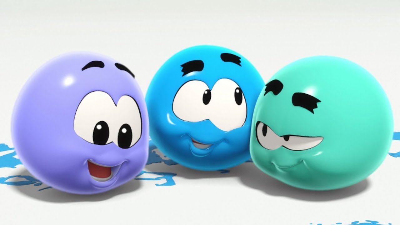 Paint Throwing | Learn Colors with Wonderballs! Baby Songs and Kids ...