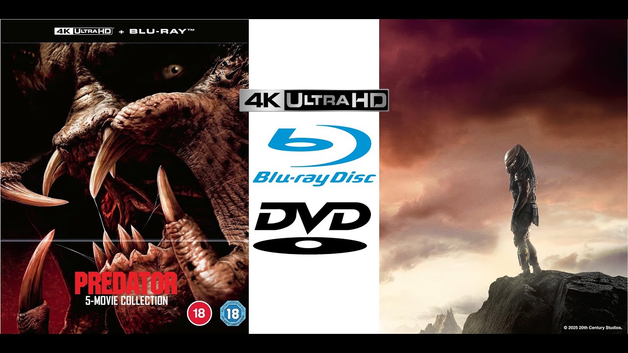 Predator 5 Movie Collection [4K UHD & Blu-ray & DVD Editions] #4KUHD ...