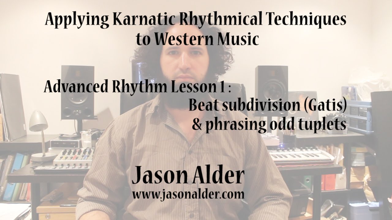 Advanced Rhythm through Karnatic Techniques- Lesson 1- beat subdivision ...