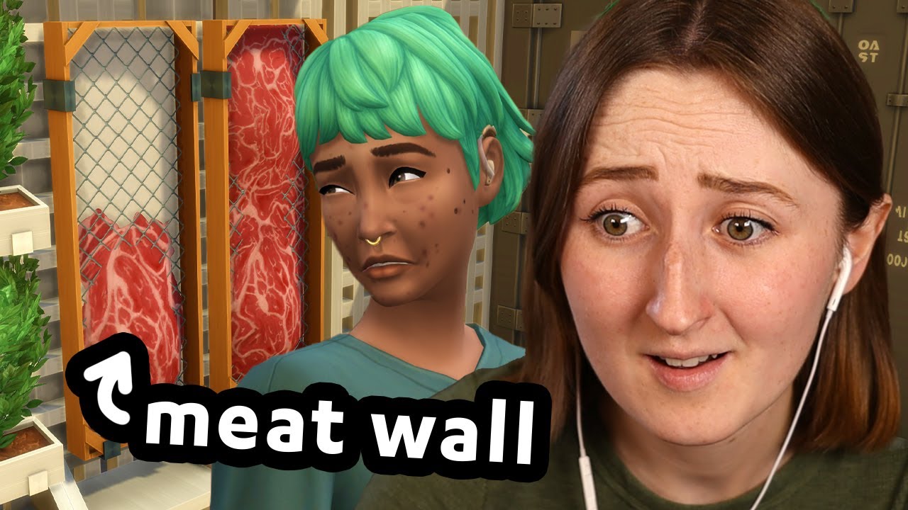 my sim got given a MEAT WALL????????? - YouTube