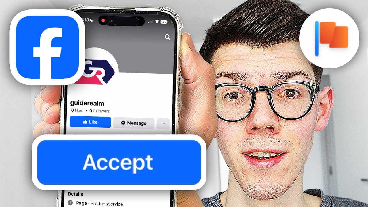 How To Accept Page Admin Request On Facebook - Full Guide - YouTube