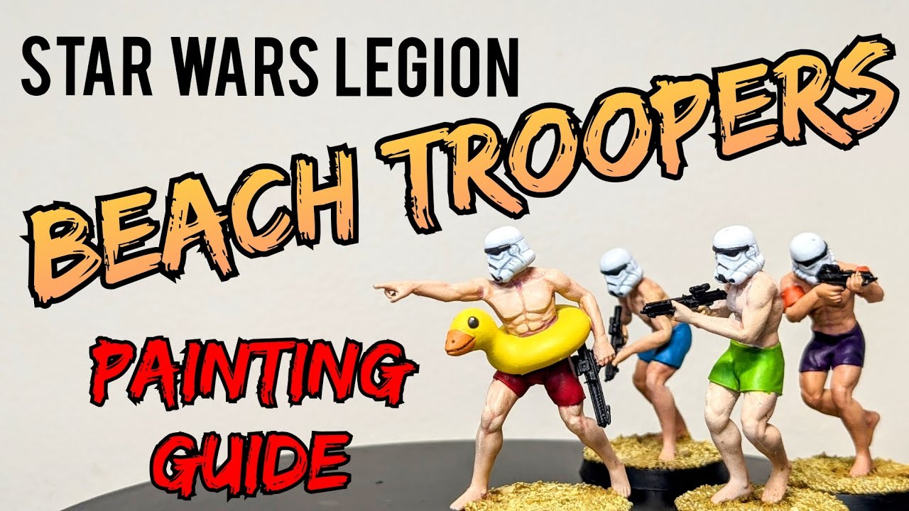 Star Wars Legion: Beach Troopers Skin Tutorial - YouTube
