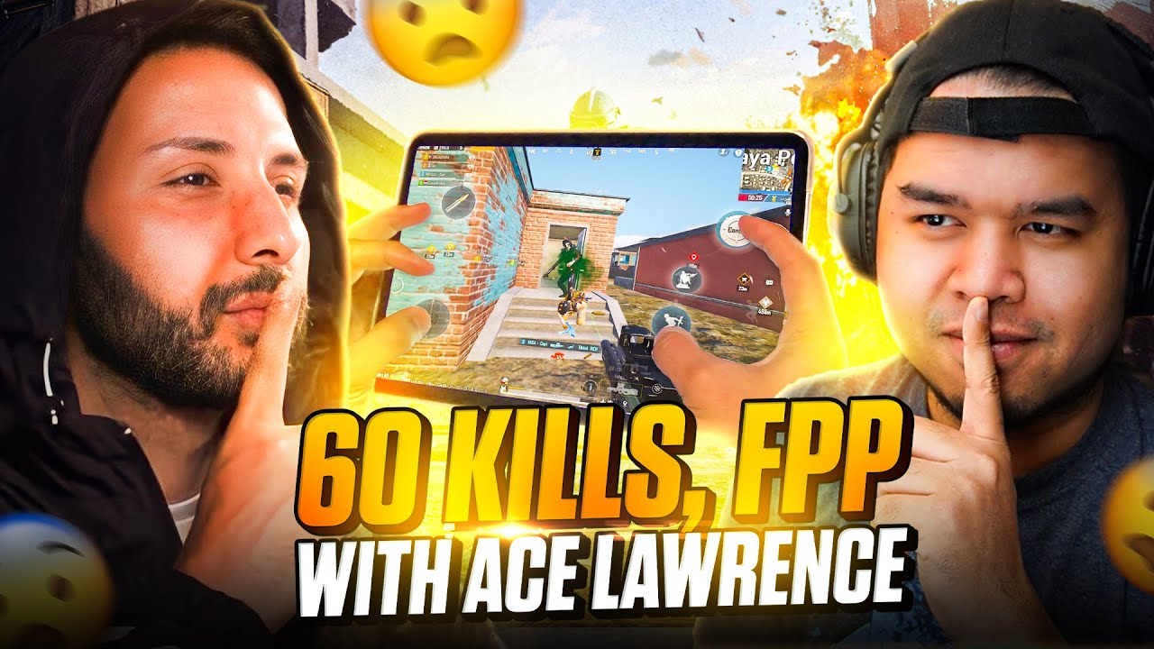 60 KILLS in ONE GAME with ACE LAWRENCE 🔥😍 PUBG MOBILE BGMI - YouTube