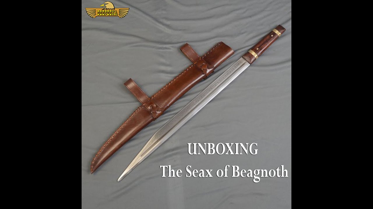 Seax of Beagnoth Replica by Deepeeka- Unboxing - YouTube