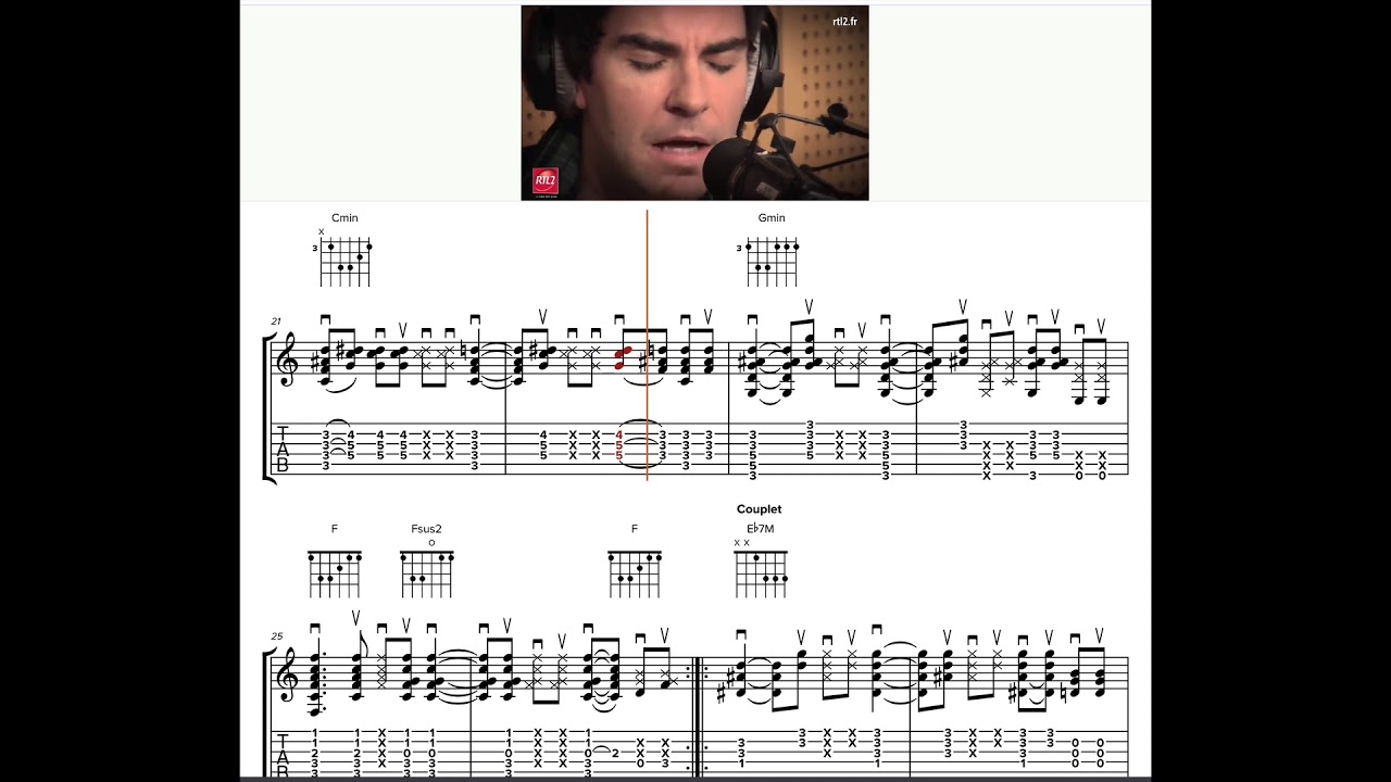 Stereophonics : May Be Tomorrow (Guitar Tab) - YouTube