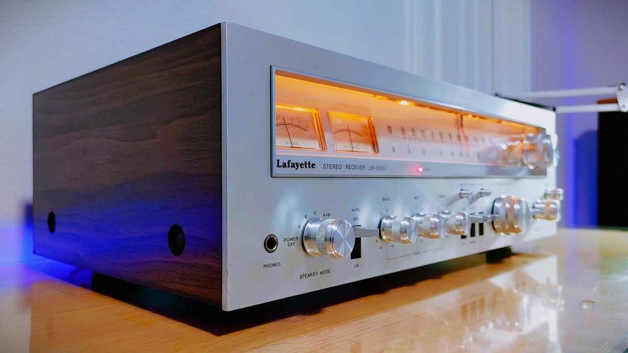 Lafayette LR-5555 Vintage Receiver - YouTube