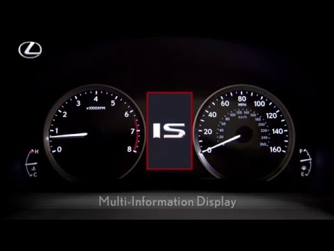 Lexus IS Multi-Information Display - YouTube