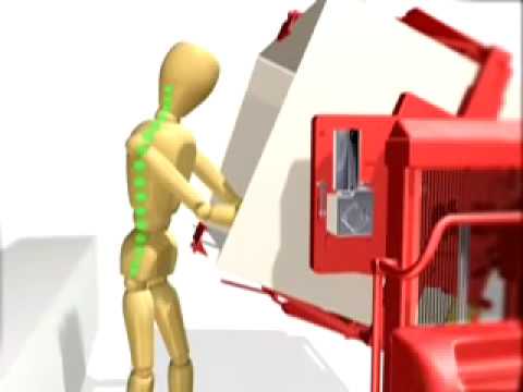 Rotator with non-adjustable box holders – Lifting, tilting and emptying ...