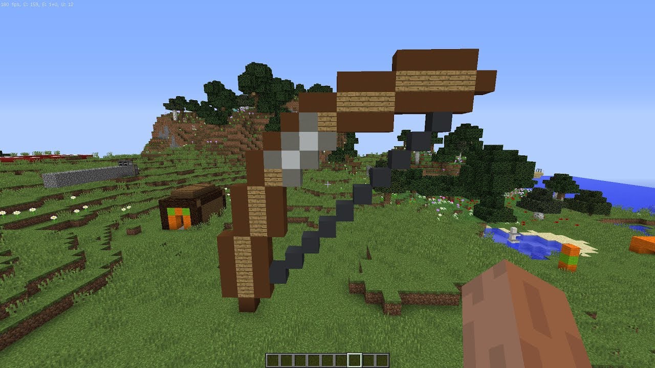 Minecraft : Cách để xây 1 cây cung - YouTube