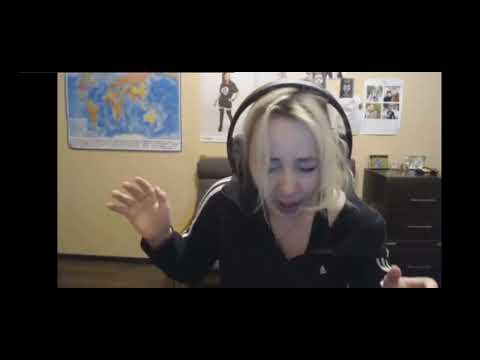 Blonde girl sneezing uncontrollably
