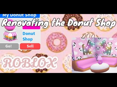 Renovating the donut shop (ADOPT ME) - YouTube
