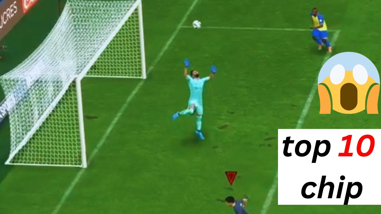 Fifa23 - top 10 chip goals in fifa - YouTube