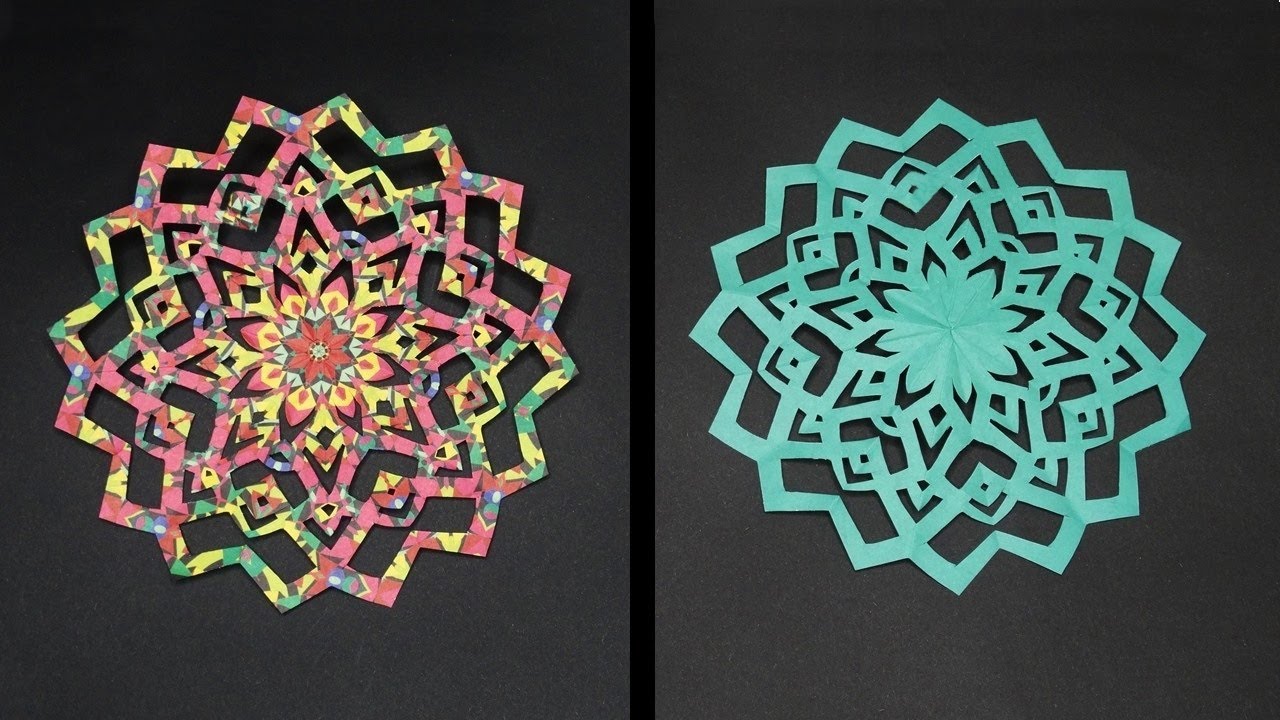 DIY How to Make | Easy Paper Cutting Flower | Beautiful Papercraft ...