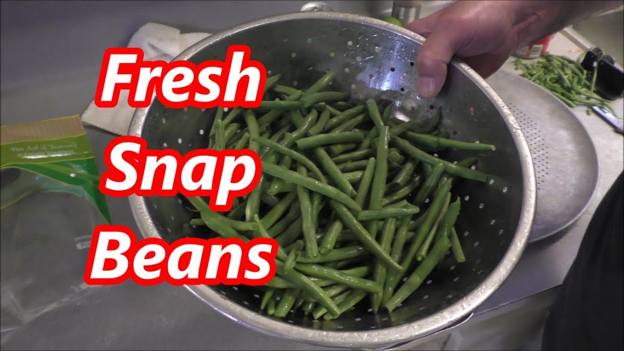 Fresh Southern Snap beans potatoes and Ham steaks - YouTube