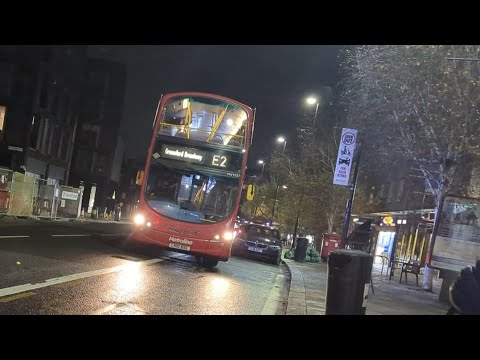 E2 To Greenford Broadway Metroline VW1037 LK10BXE ( 27 Nov 23 ) - YouTube