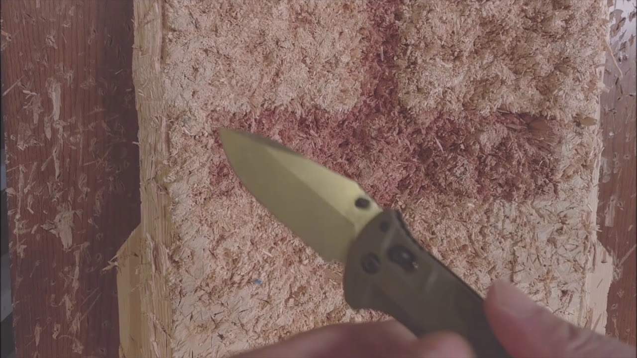 Benchmade Turret as knife throwing pocket Benchmade - YouTube