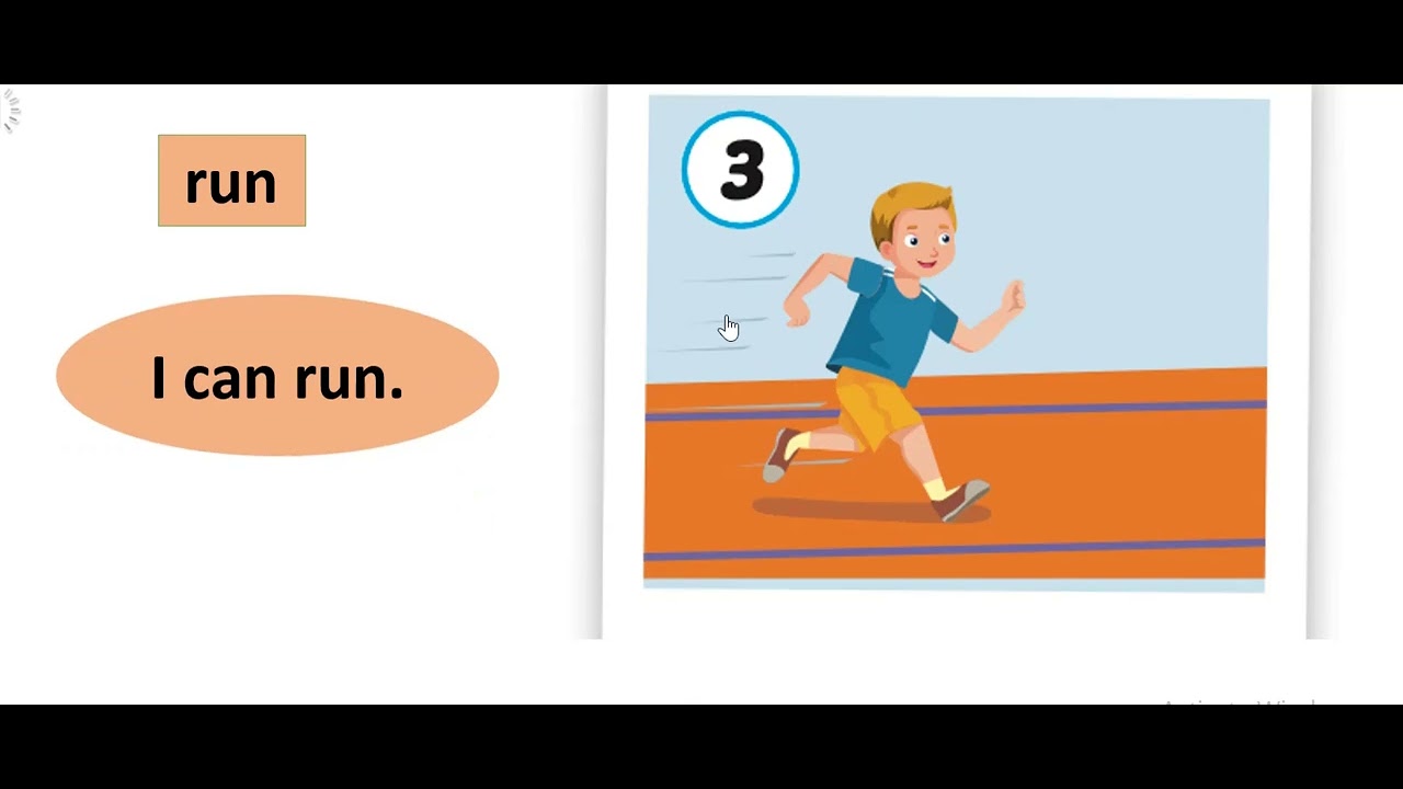 Unit 6 Activities - Lesson 1- swim, sing, run - YouTube