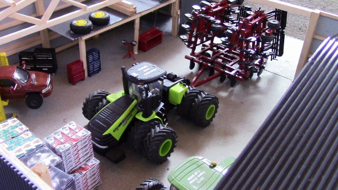 Big Steiger Tractors on the Model Farm - YouTube