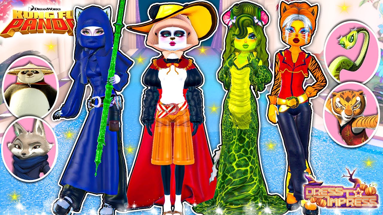 Buying Kung Fu Panda Themes in DRESS to IMPRESS!!! Roblox Dti - YouTube