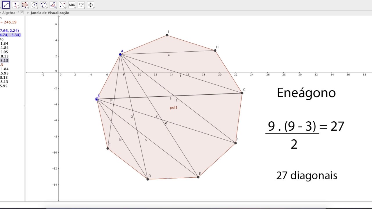 Diagonais de um Polígono - Profª Rita Isabel Gomes - YouTube