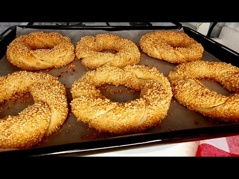Çıtır çıtır gevrek simit tarifi 💯 Aşırı lezzetli ve kolay 🥯😋 Evde pekmezli simit nasıl yapılır❓️