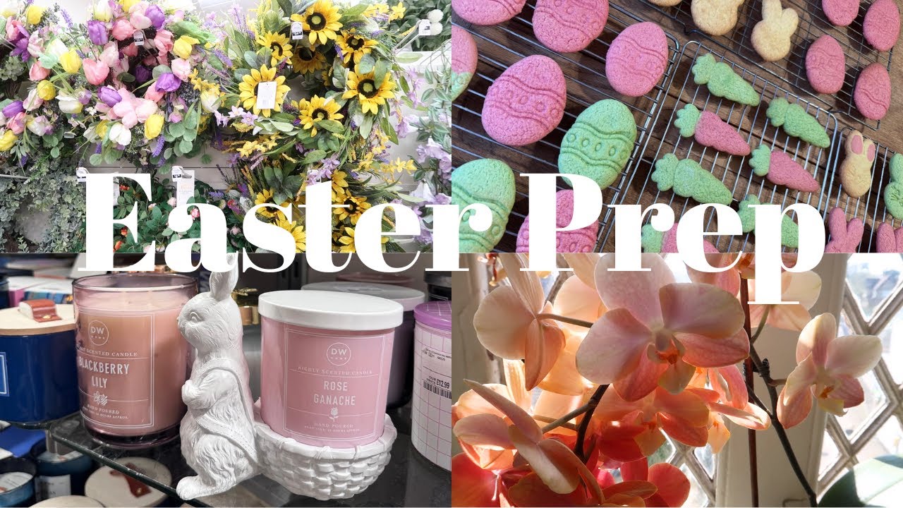 EASTER PREP | homesense shopping & baking easter cookies - YouTube