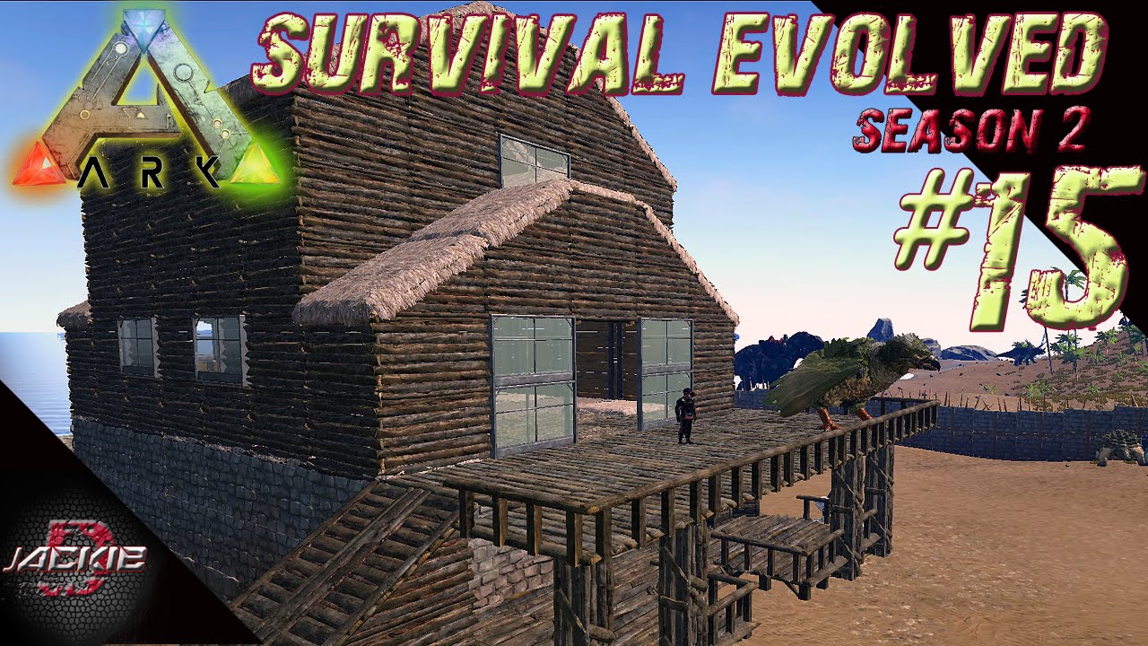 BIG BASE BUILD!! | Ark: Survival Evolved | S2Ep15 - YouTube