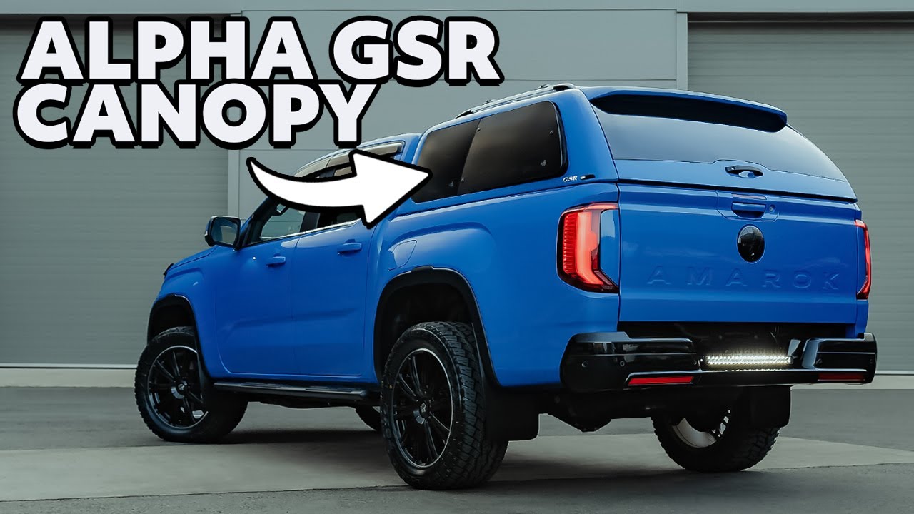 VW Amarok 2023+ Alpha GSR Hardtop Canopy with Drawer System - YouTube
