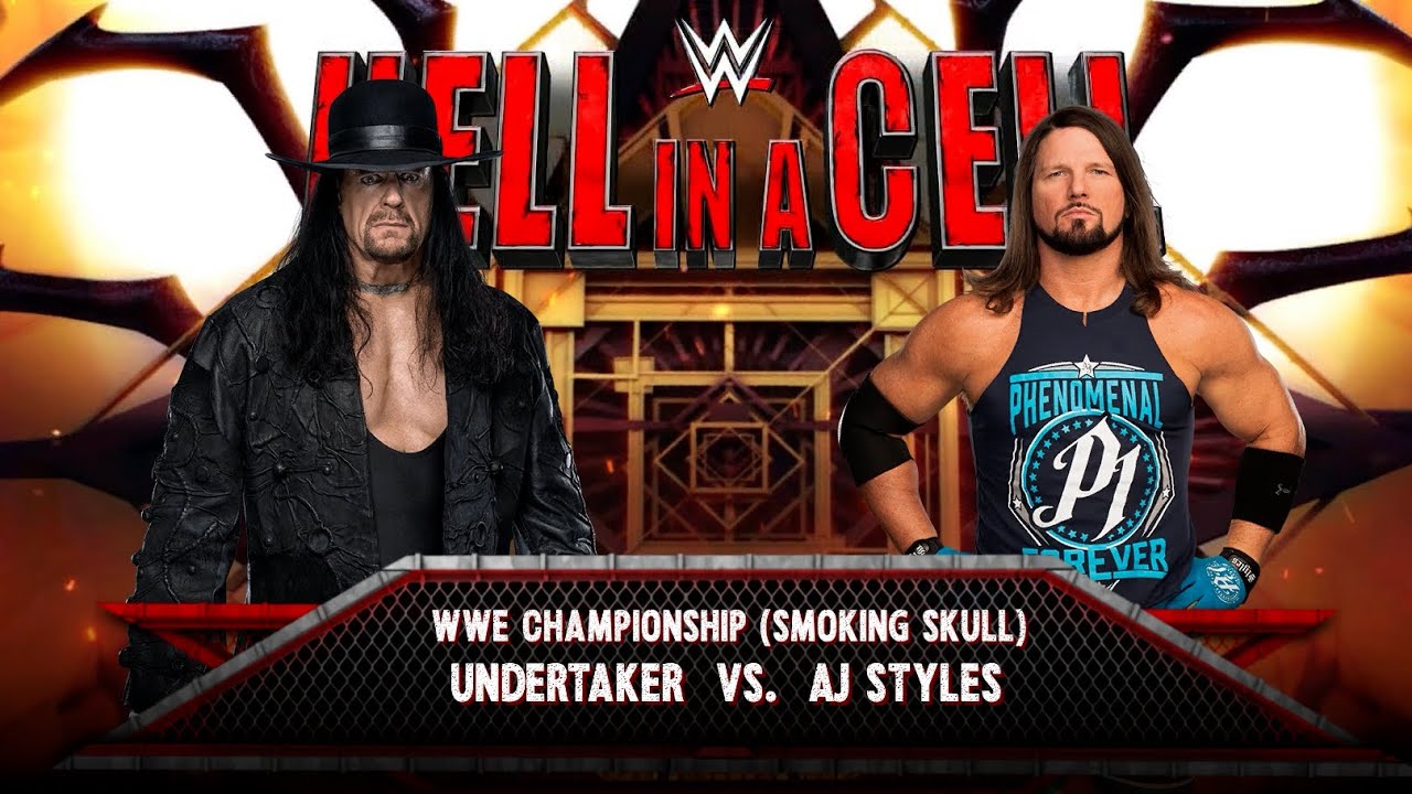 The Undertaker V/S AJ Styles Match For [WWE Smoking Championship] Match ...