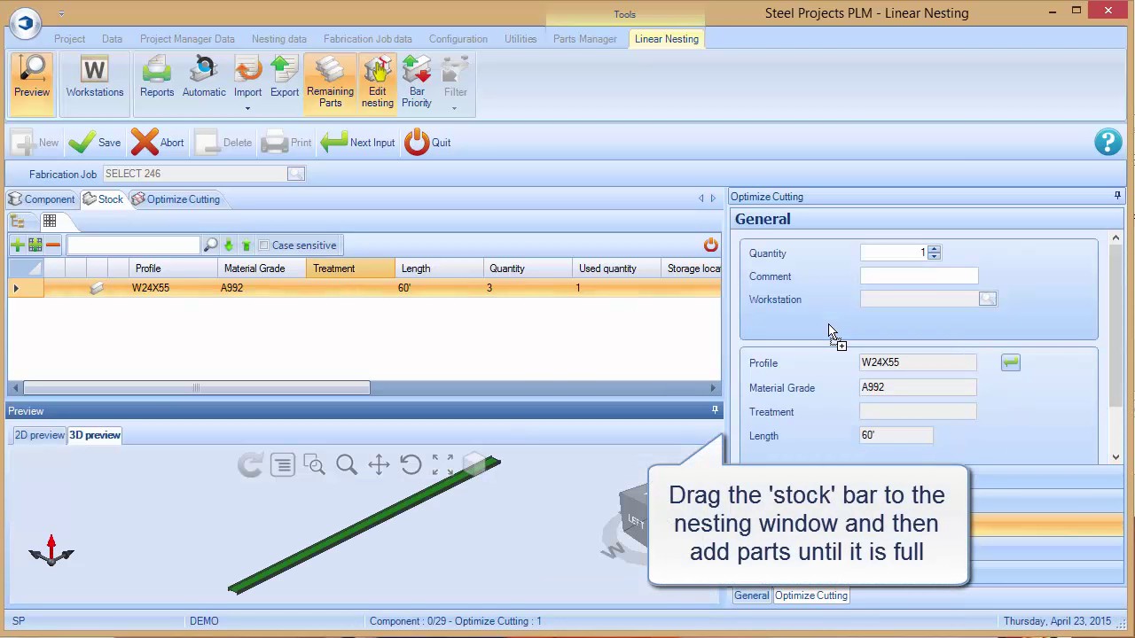 Steel Projects PLM - Parts Manager: Quick Demo - YouTube