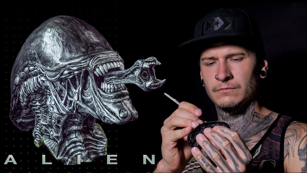 How the Xenomorph heads are made - YouTube
