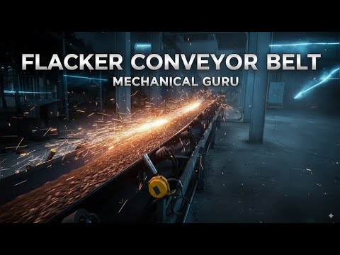 ⚙️Flacker Conveyor Belt | Mechanical Guru | Engineering Explained