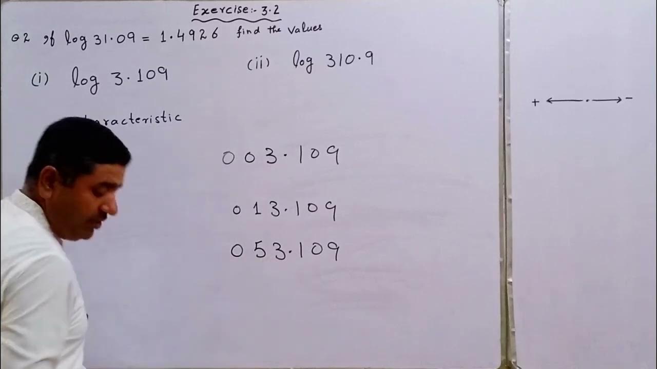 Math 9th Class Chapter# 3 LOGARITHMS Exercise # 3.2 Q#2 if log 31.09=1.4926 find the value ...