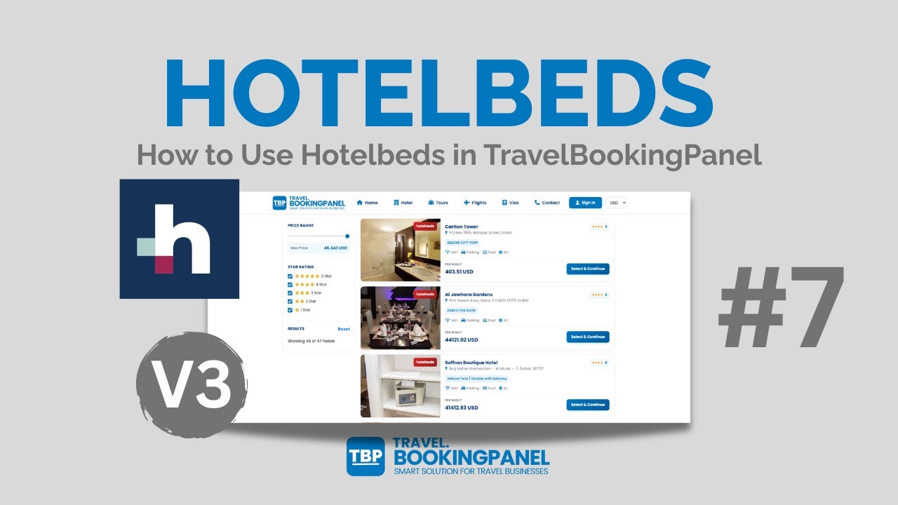 Hotelbeds API Demo | Full Hotel Module Setup in TravelBookingPanel ...