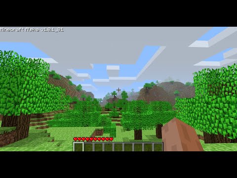 Oldest versions of Minecraft part 3 - YouTube