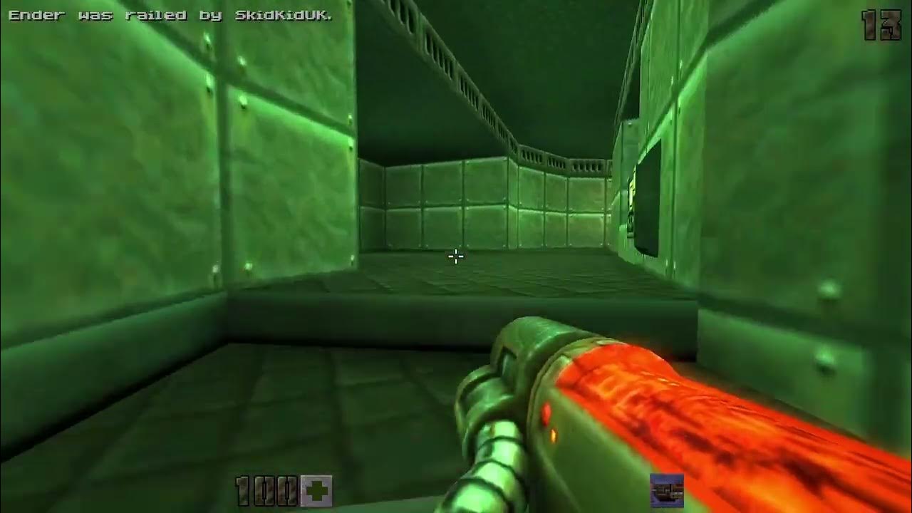 Quake 2 (Remastered) - Instagib deathmatch on the N64 multiplayer map 'Overflow'' (Xbox Series S ...