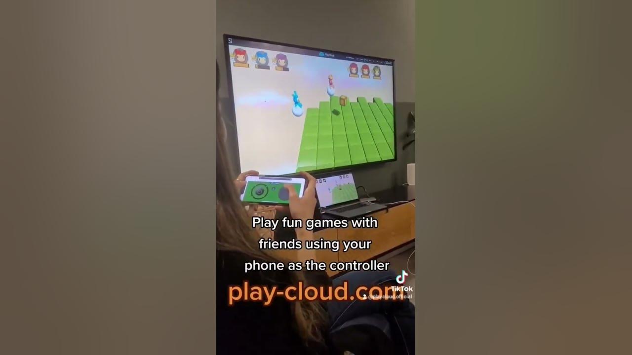 Play fun cloud games with your phone in front of the tv #airconsole #jackbox - YouTube