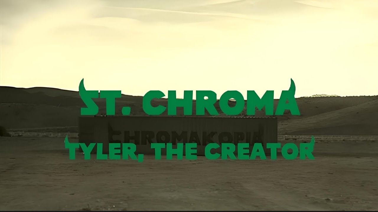 Tyler, The Creator - St. Chroma (Lyrics Video) ft. Daniel Caesar - YouTube