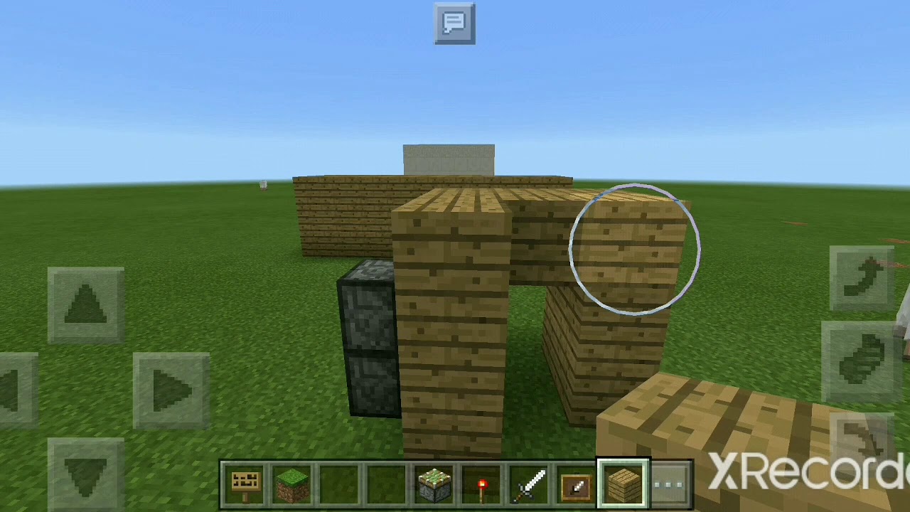 HOW TO MAKE AN ITEM FRAME DOOR IN MINECRAFT - YouTube